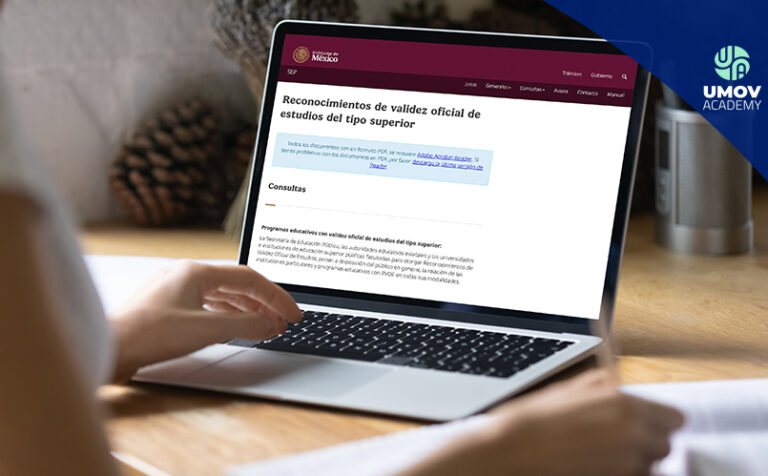 ¿Cómo comprobar el RVOE de una Universidad en línea? - Blog Oficial de Universidad en Línea UMOV ...